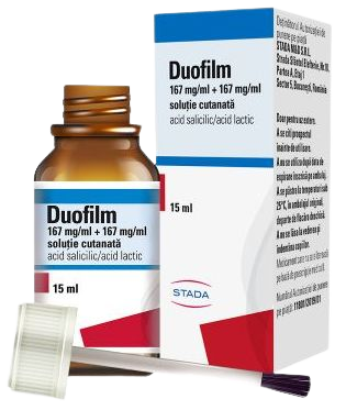DUOFILM Salicylic Acid / Lactic Acid 167mg / 167mg per mL Solution 15mL ...